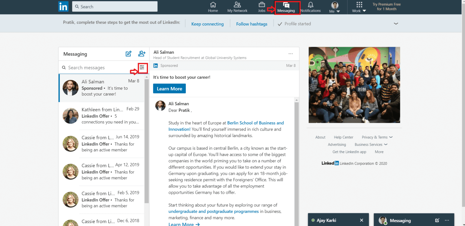 How to View Sent Messages and Invitations on LinkedIn - Blinkered Media ...